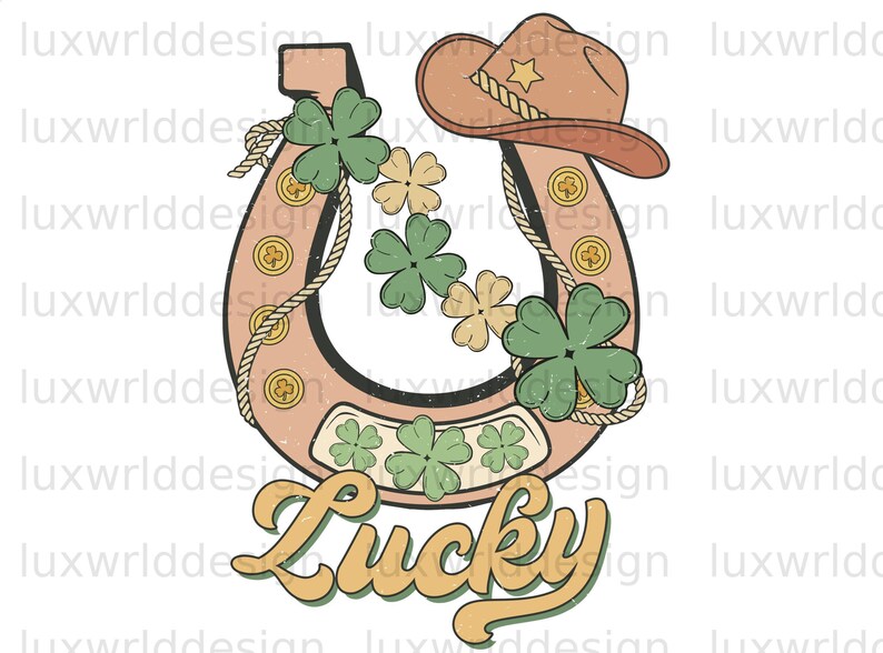 Lucky PNG St. Patrick's Day Png St Patricks Png - Etsy