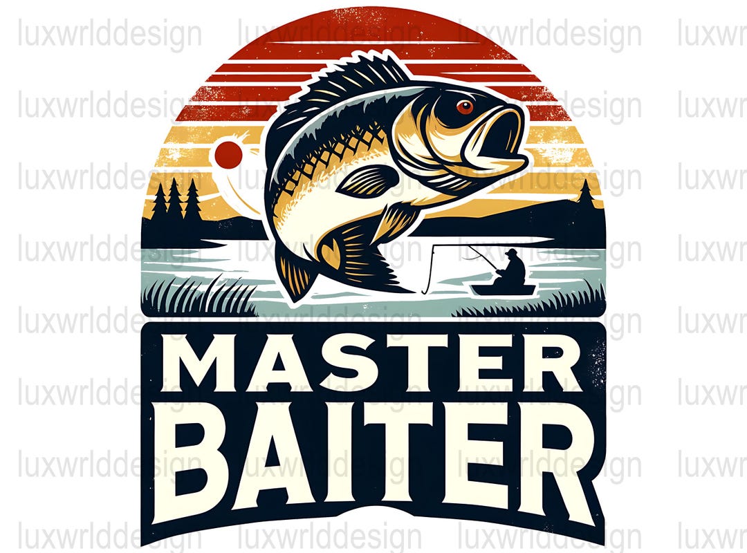Master Baiter PNG | Fishing Png | Fisherman Png | Fishing Quotes ...