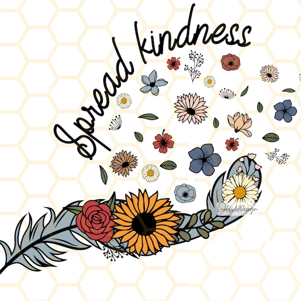 Spread Kindness Png - Etsy