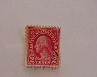 Washington 2 Cent Stamp - Etsy
