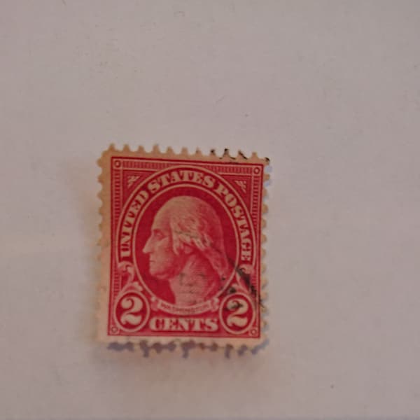 George Washington 2 Cent Stamp - Etsy