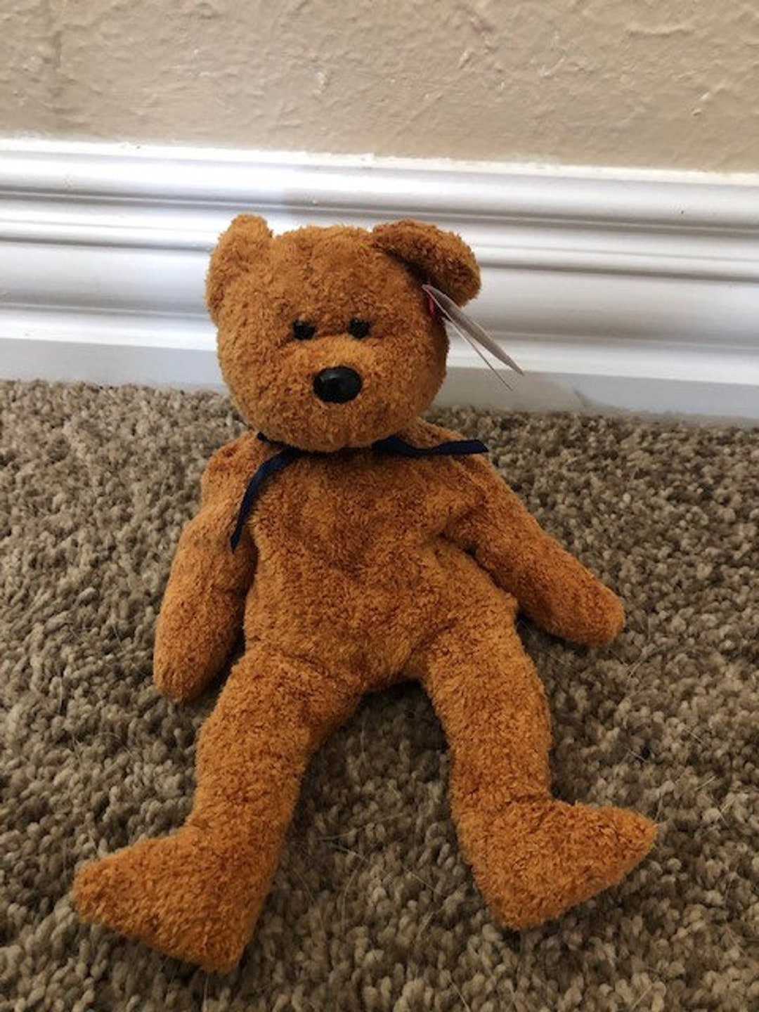 Fuzz the Beanie Baby Bear - Etsy