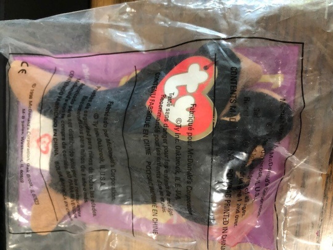 Teenie Beanie Baby Doby the Dog - Etsy