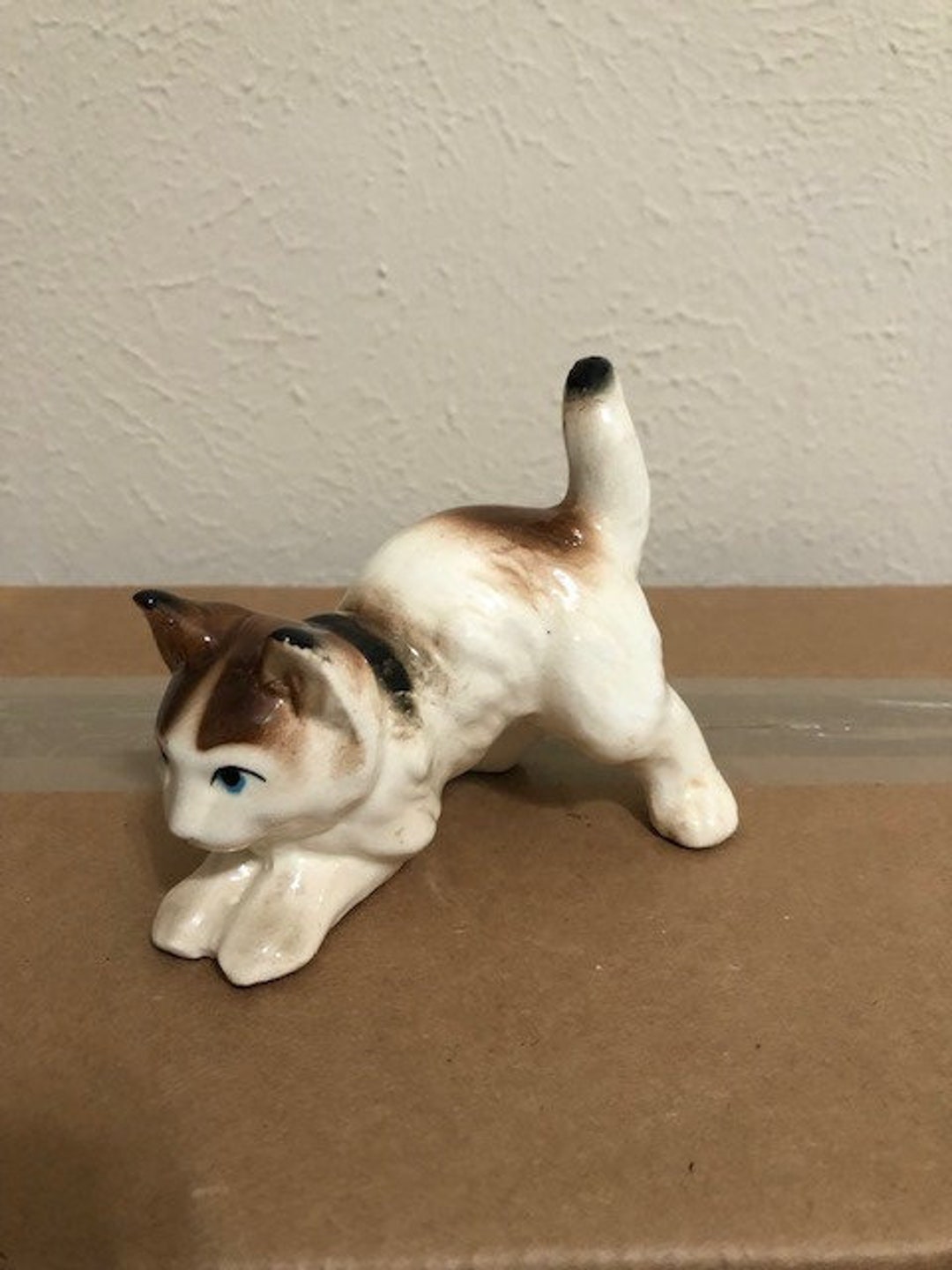 Ceramic Playful Kitten - Etsy