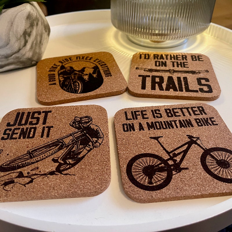 Bicycle Coasters - Etsy