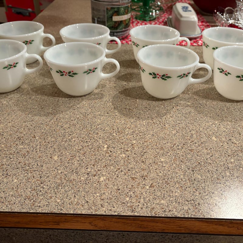 Vintage Pyrex Water Mugs - Etsy