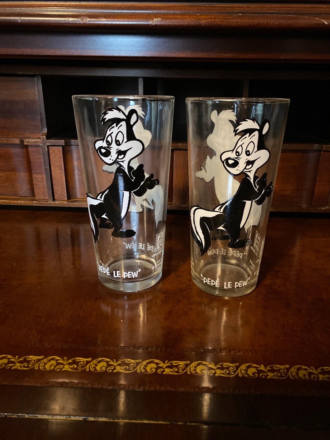 Vintage 1973 PEPE LE PEW Pepsi Glass Collector Series Warner - Etsy