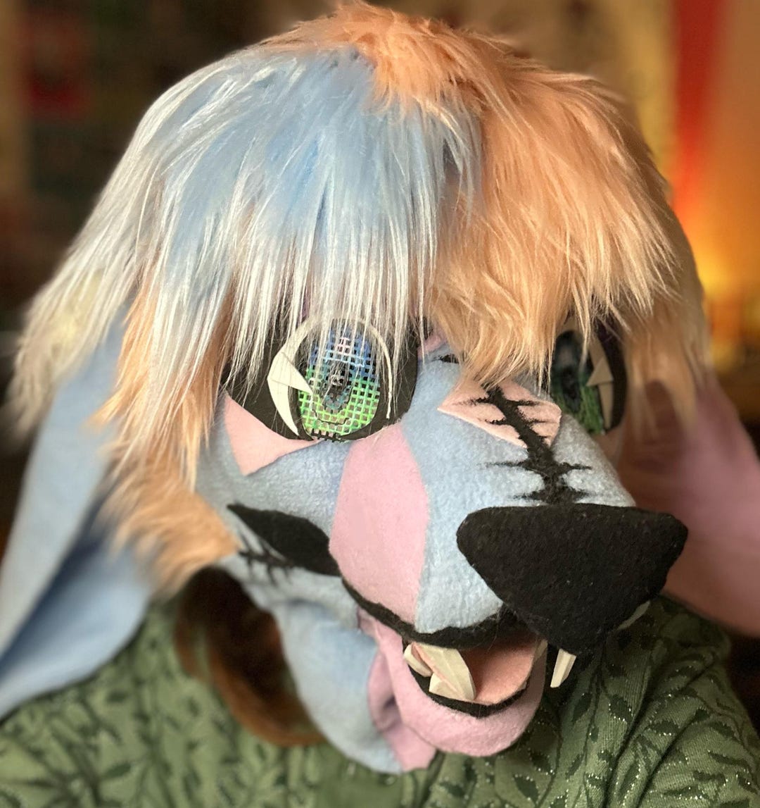 Pastel Floppy Earred Dog Premade Fursuit Head! - Etsy UK
