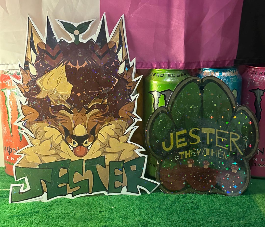 Custom Digital OR Traditional Laminated Furry Art Badge Commissions! - Etsy