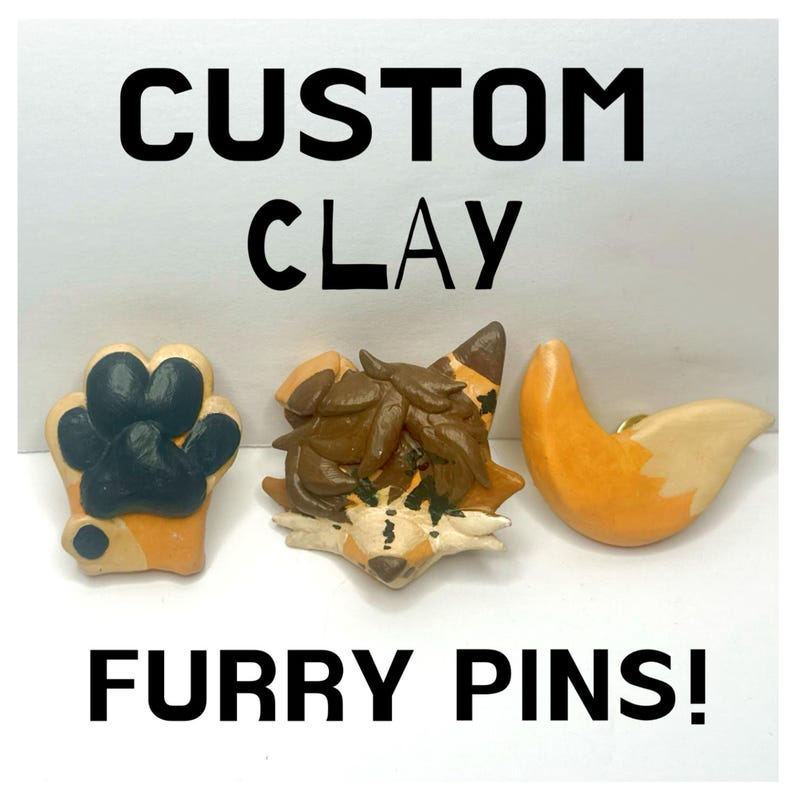 Furry Pins - Etsy