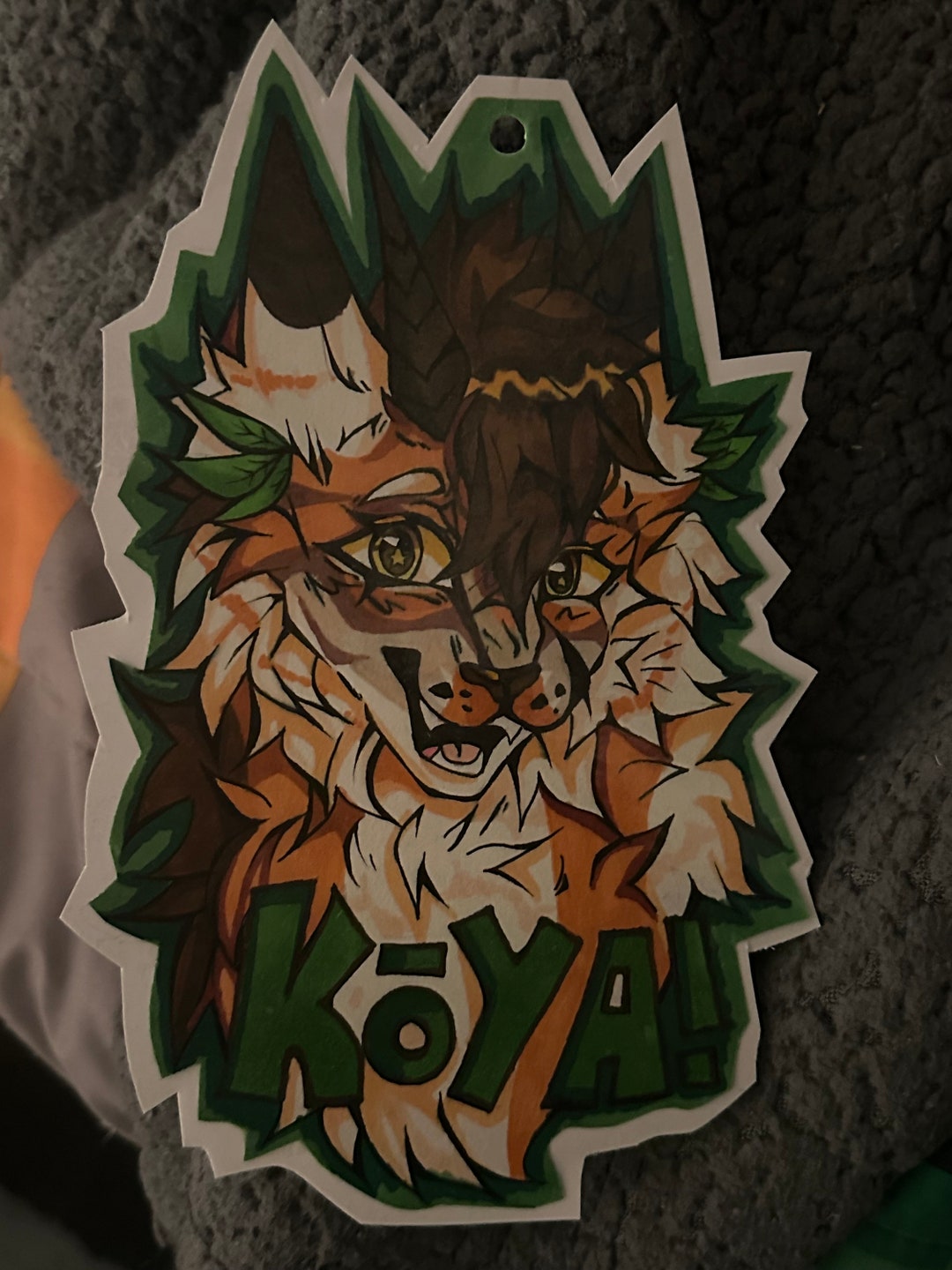 Custom Digital OR Traditional Laminated Furry Art Badge Commissions - Etsy