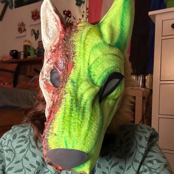 Spirit Halloween Fursuit Mask - Etsy