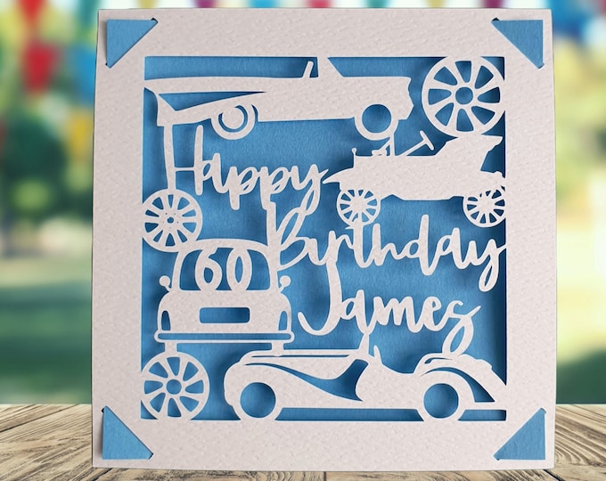 Rev Your Engines: Rally Car Birthday Greeting Card - Etsy