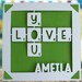 Scrabble Happy Birthday Personalised Papercut Card, Happy Birthday Card ...