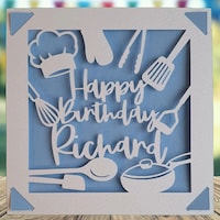 Chef Thank You Card | Thank You for Cooking | Thank You for Being My ...