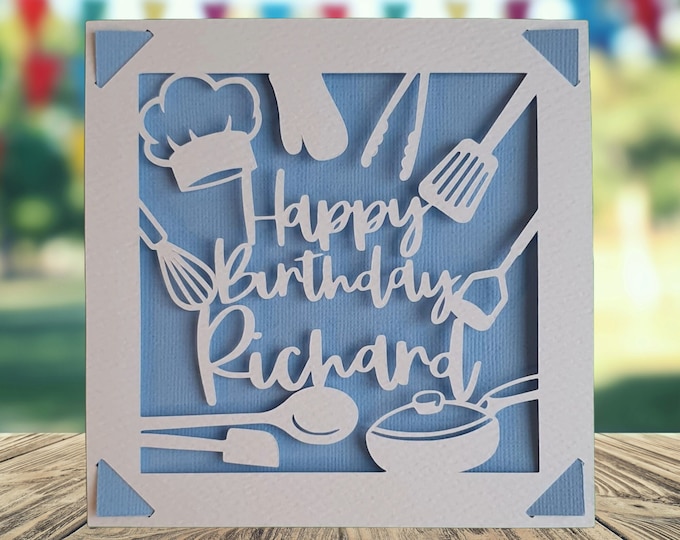 Cooking Kitchen Greetings Card - Etsy