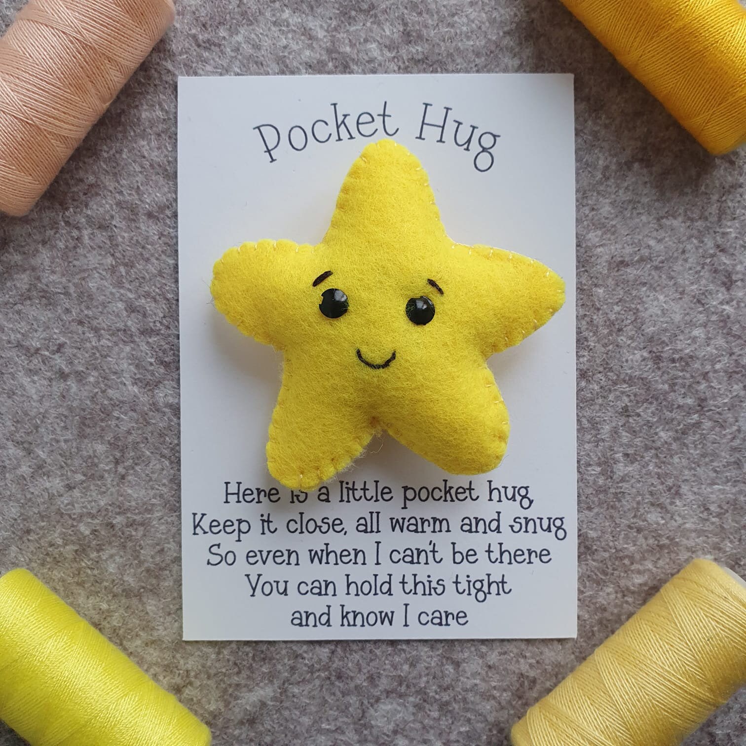 Star Pocket Hug, Well Done Keepsake Gift, Good Luck Pocket Hug Gift ...