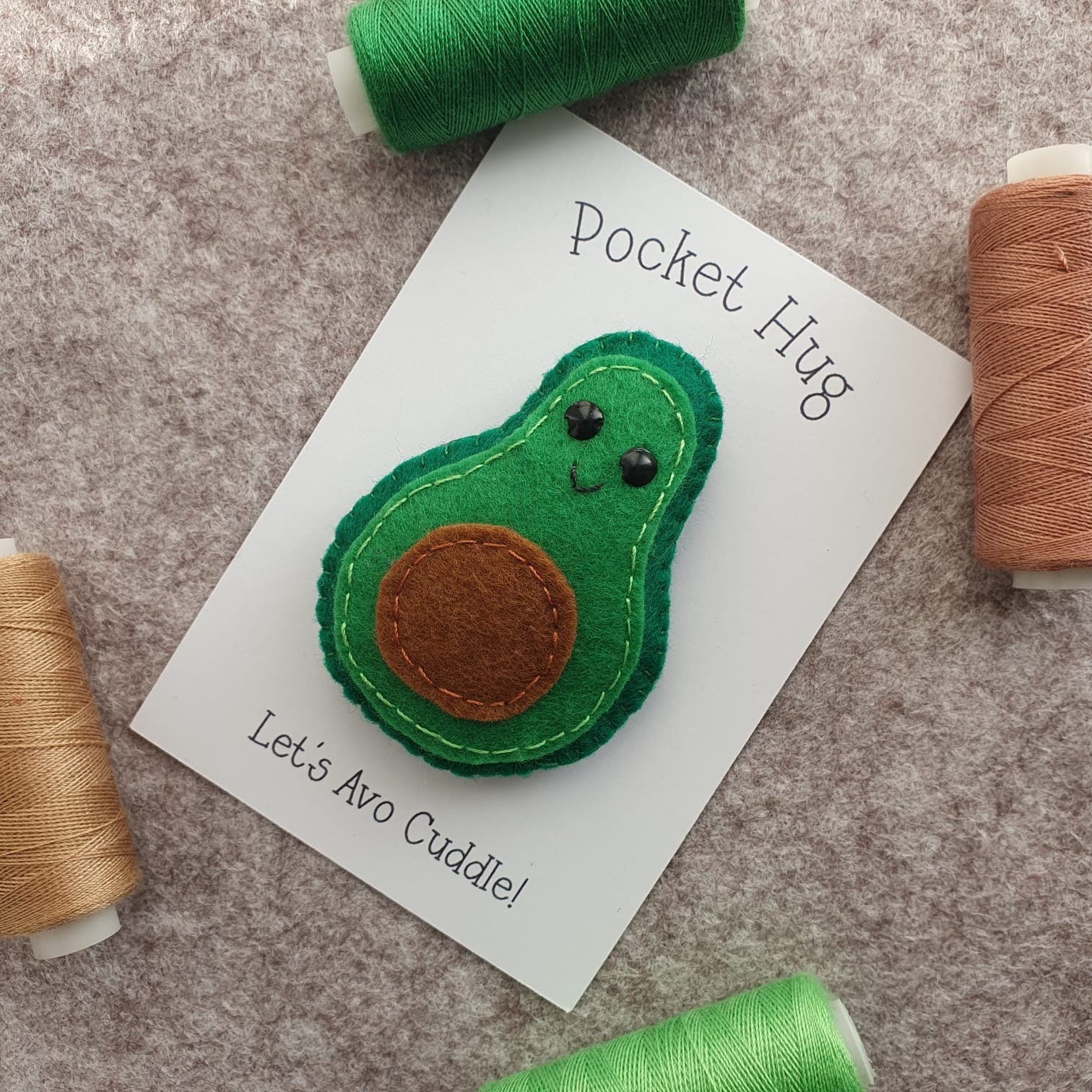 Avocado Pocket Hug, Anniversary Keepsake Gift, Valentines Gift for ...