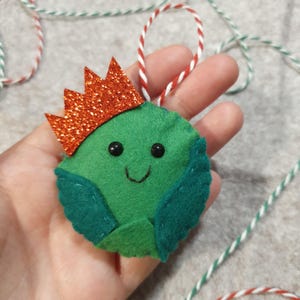 Christmas Sprout Hanging Decoration, Brussel Sprout Bauble, Secret ...