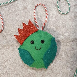 Christmas Sprout Hanging Decoration, Brussel Sprout Bauble, Secret ...