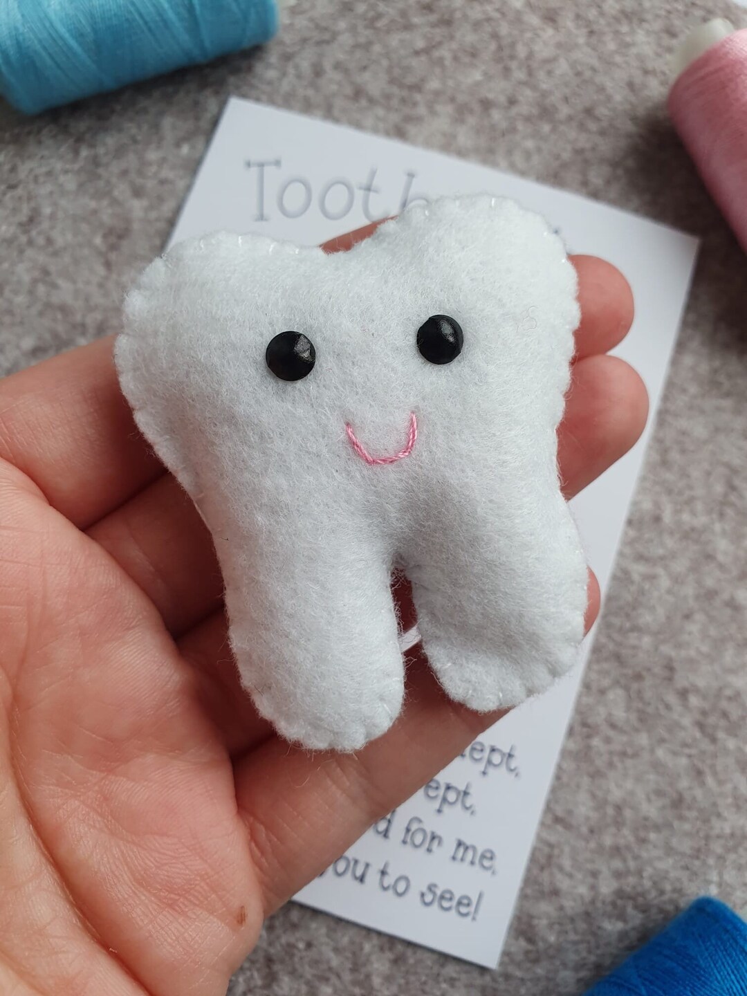 Tooth Fairy Gift, Gift for Losing Teeth, Hand Sewn Felt Pocket Hug ...