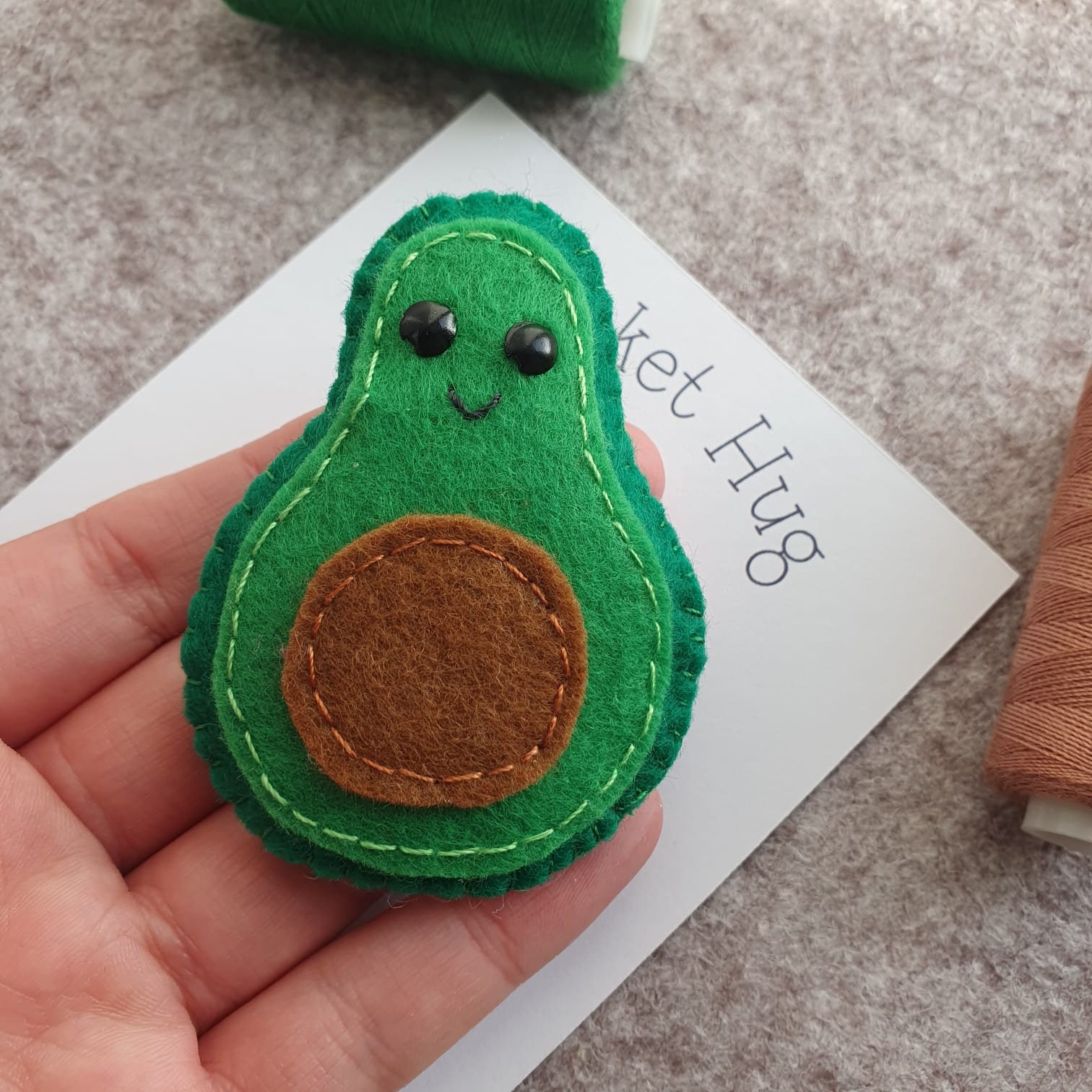 Avocado Pocket Hug, Anniversary Keepsake Gift, Valentines Gift for ...