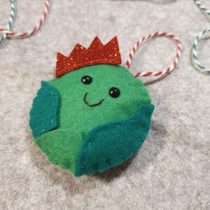 Christmas Sprout Hanging Decoration, Brussel Sprout Bauble, Secret ...