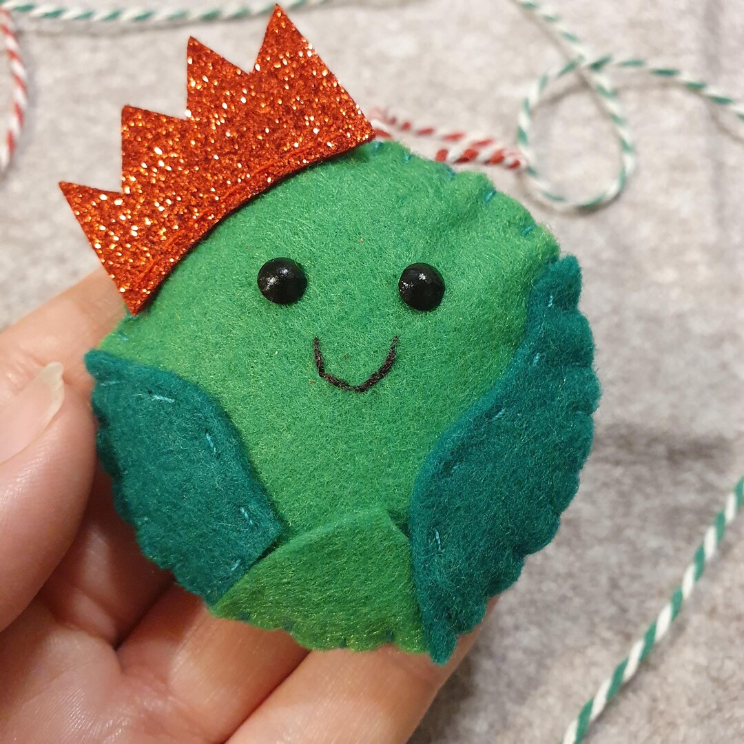 Christmas Sprout Hanging Decoration, Brussel Sprout Bauble, Secret ...