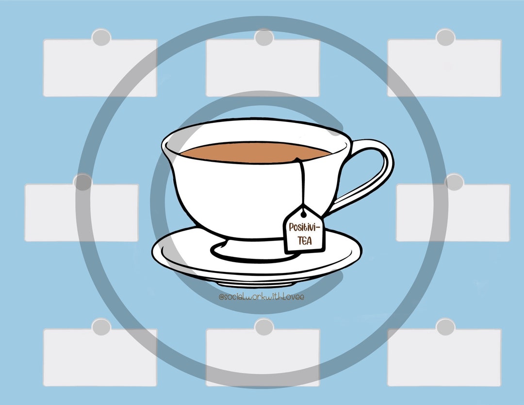 Positivitea Worksheet - Etsy