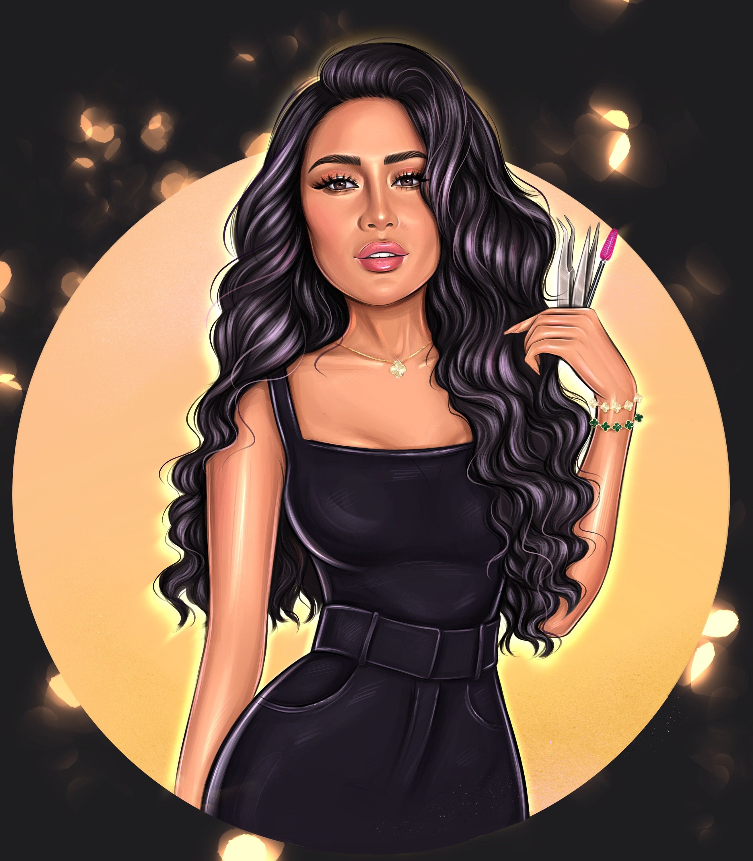 Lash Maker Logo, Lash Artist Logo, Portrait Logo, Eyelashes Logo ...