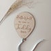 Personalised Baby Arrival Sign Hello World Welcome to the World ...