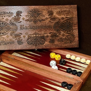 Handcrafted Wooden Backgammon Games With Elegant Victorian Style ...