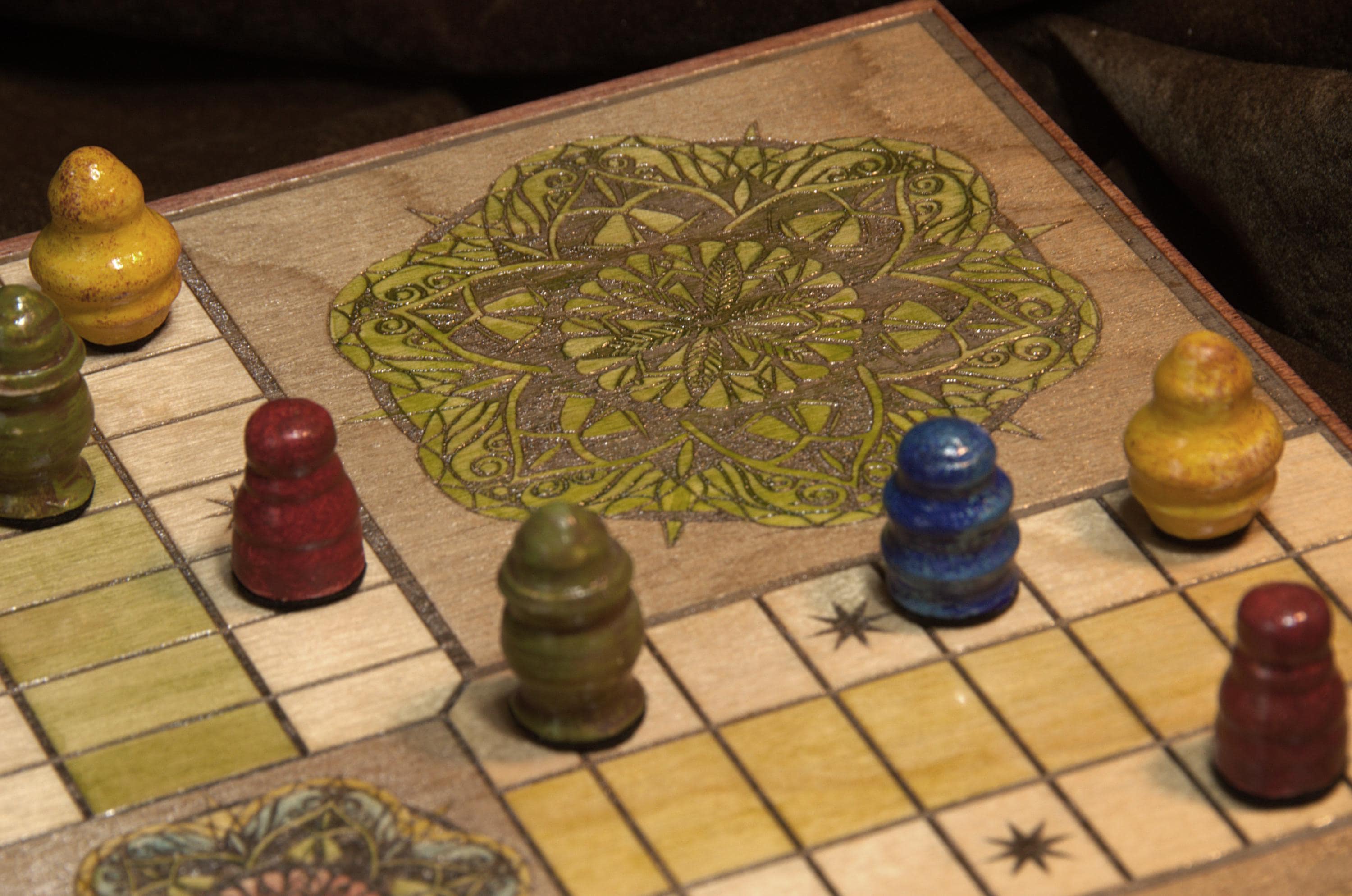 Pachisi - Handcrafted Traditional Board Game Invented in Ancient India ...