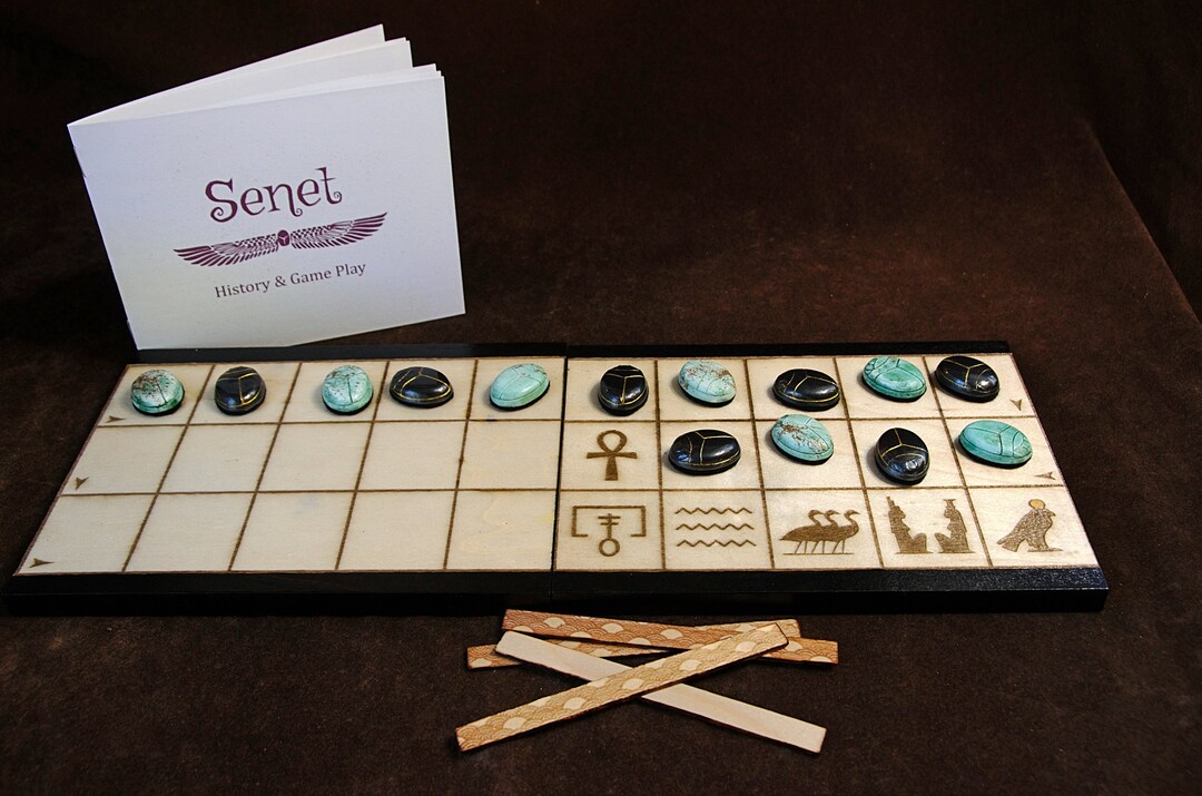 Senet, Ancient Egyptian Folding Board Game - Etsy