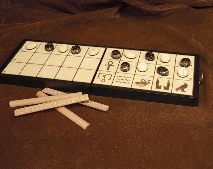 Senet Game-ancient Egyptian Games-egyptian Senet Game Board -king ...