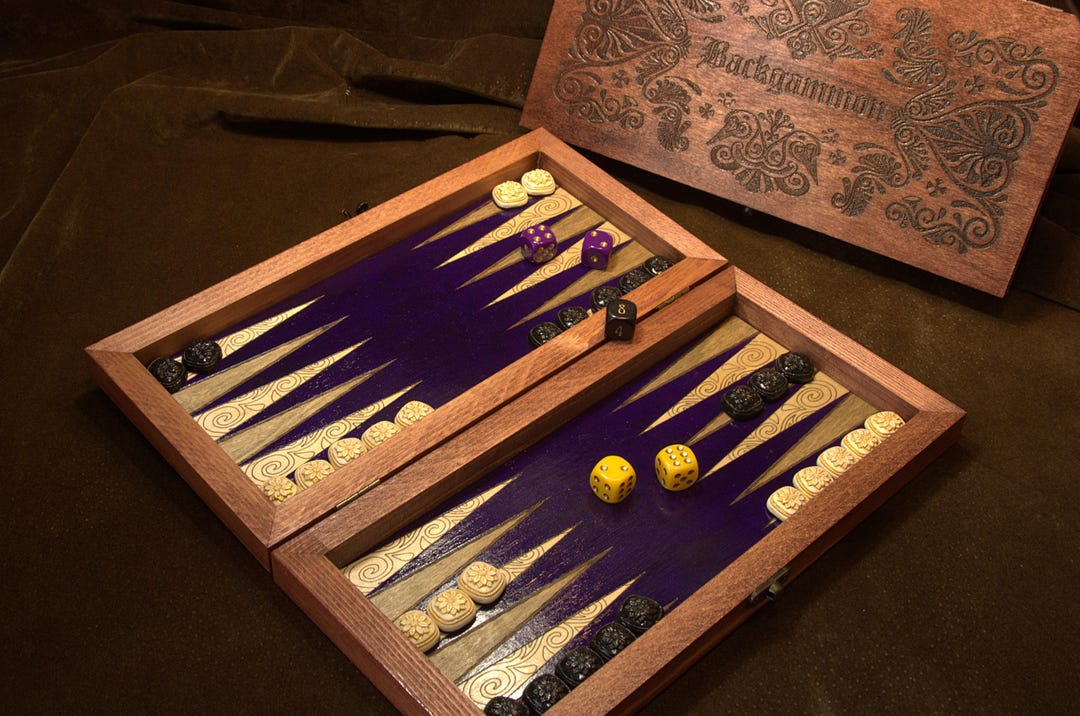 Handcrafted Wooden Backgammon Games With Elegant Victorian Style ...