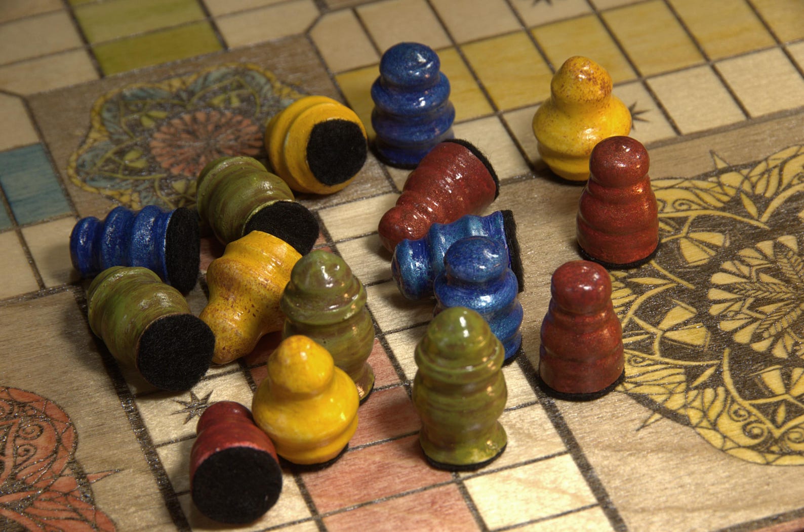 Pachisi - Handcrafted Traditional Board Game Invented in Ancient India ...