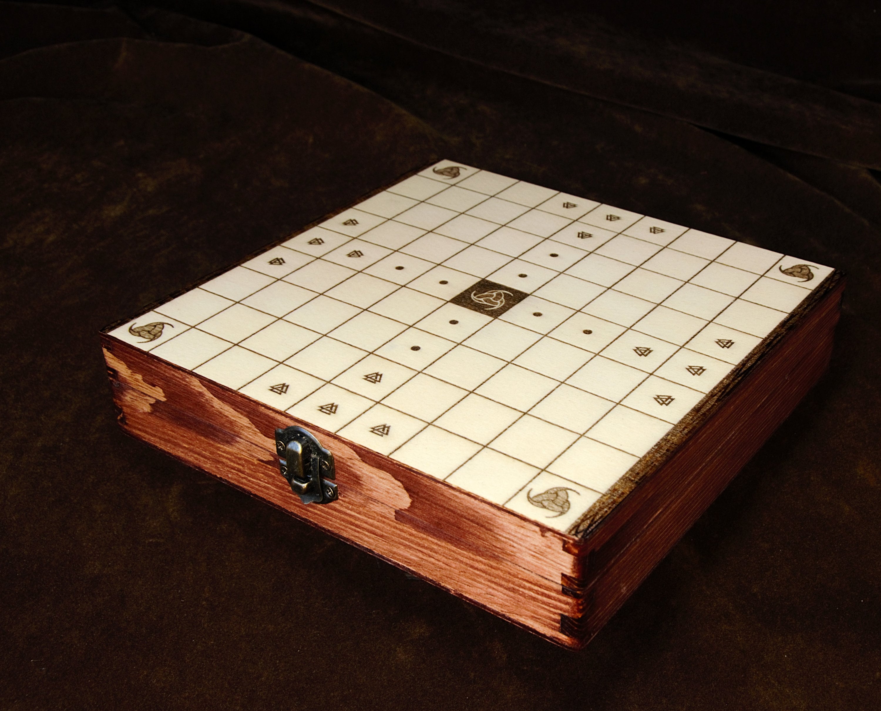 Tablut Hnefatafl Board Game From the Viking Era Engraved Wooden Game ...