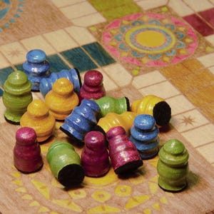 Pachisi - Handcrafted Traditional Board Game Invented in Ancient India ...