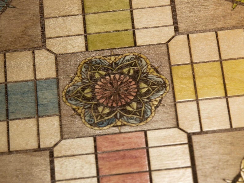 Pachisi - Handcrafted Traditional Board Game Invented in Ancient India ...