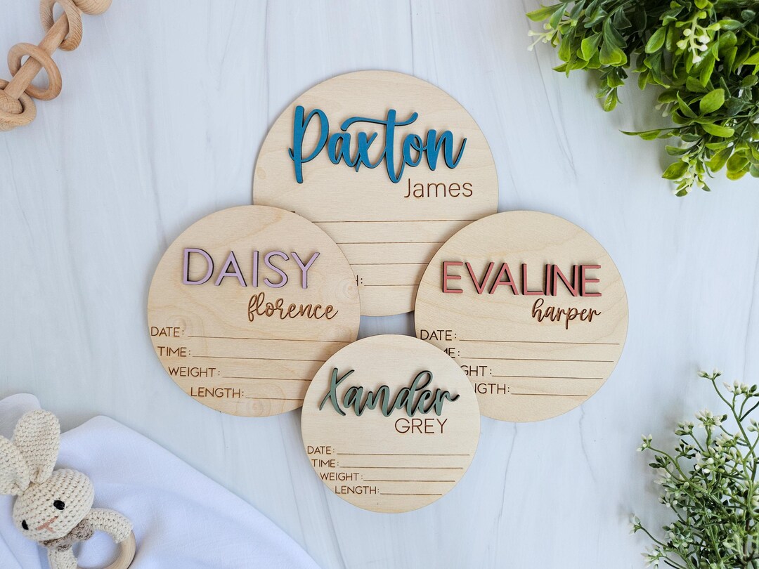 Birth Stats Sign – Birth Announcement Sign – Hospital Name Sign ...