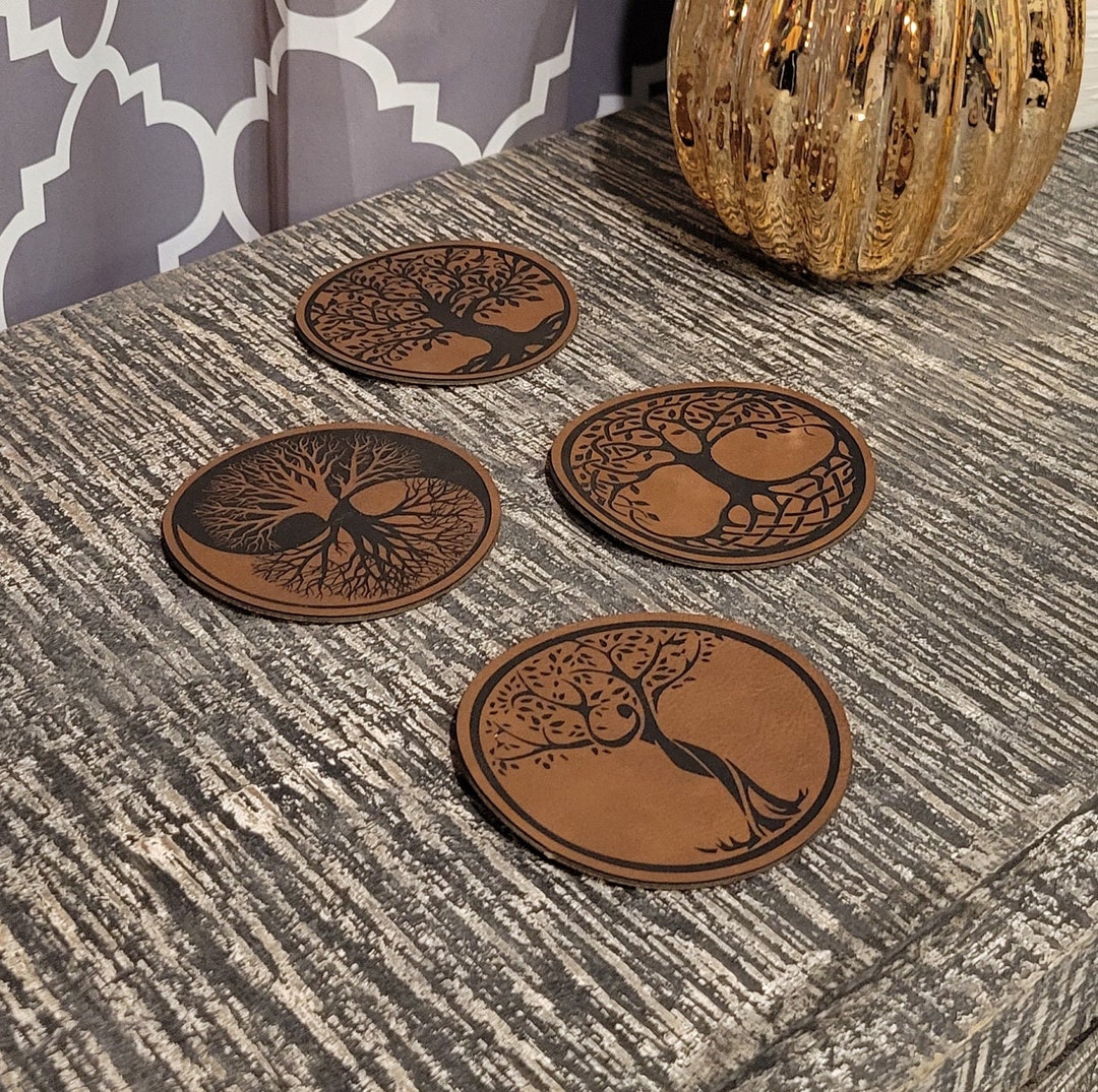 Coasters - Tree of Life (set of 4) - Etsy