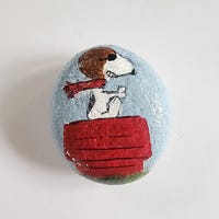 Droopy Painted River Rock - Etsy