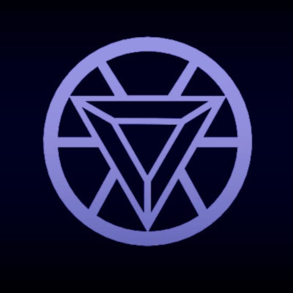 Iron Man Arc Reactor Logo DXF & SVG - Etsy Australia