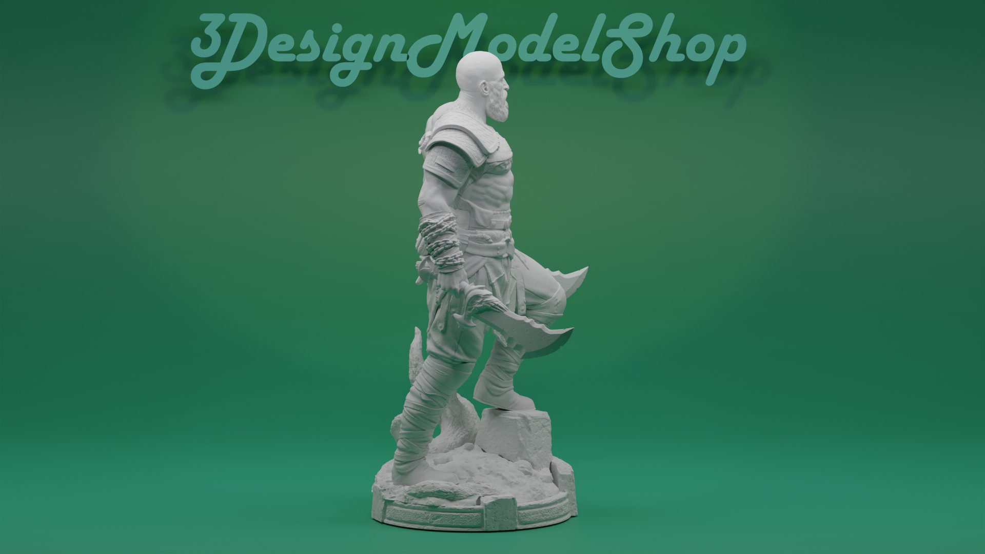 God of War - Kratos STL Model File - Etsy