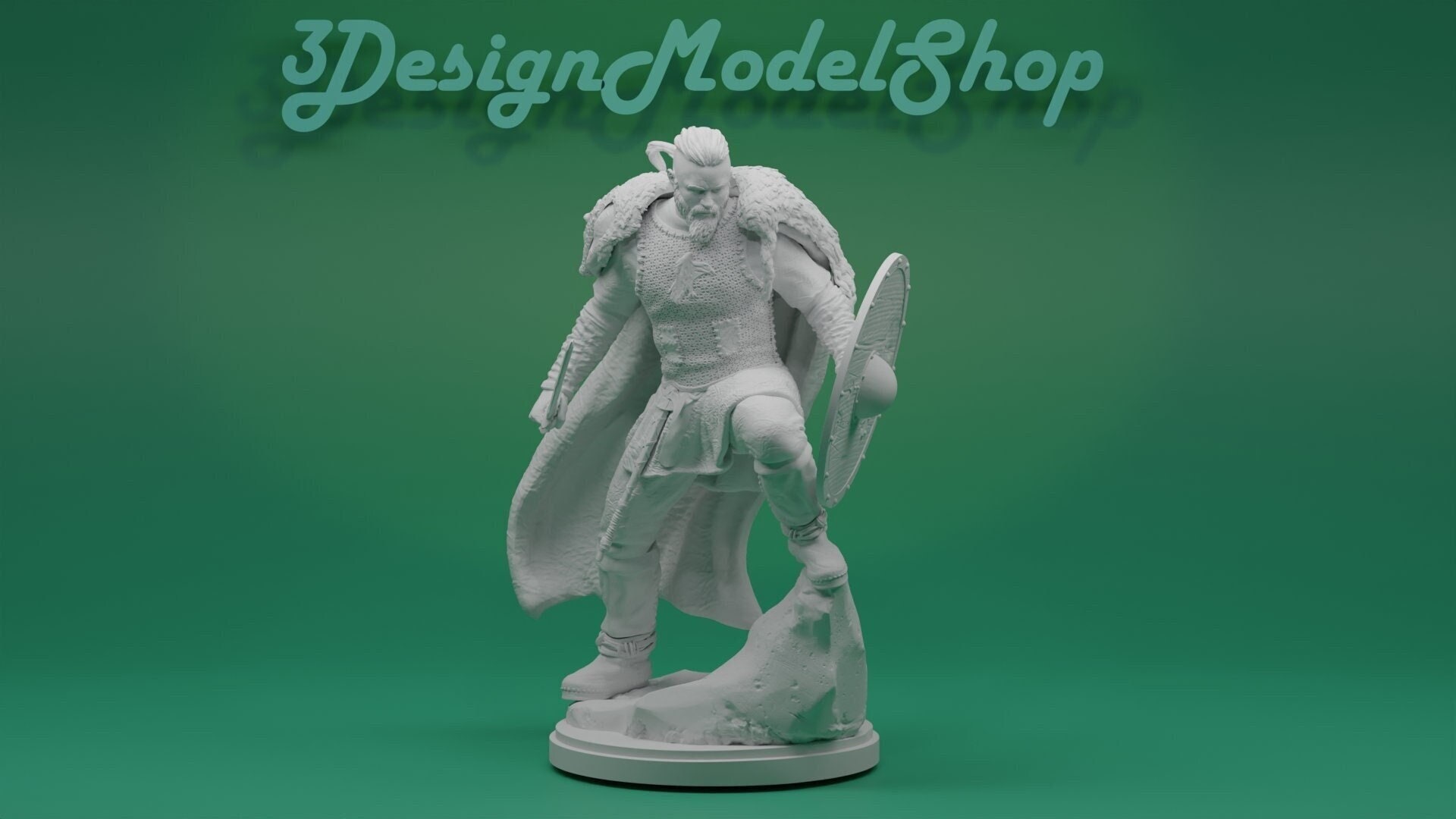 Vikingos Ragnar Lothbrok STL Model File - Etsy España