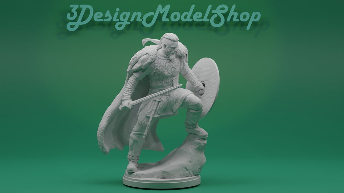 Vikings - Ragnar Lothbrok STL Model File - Etsy