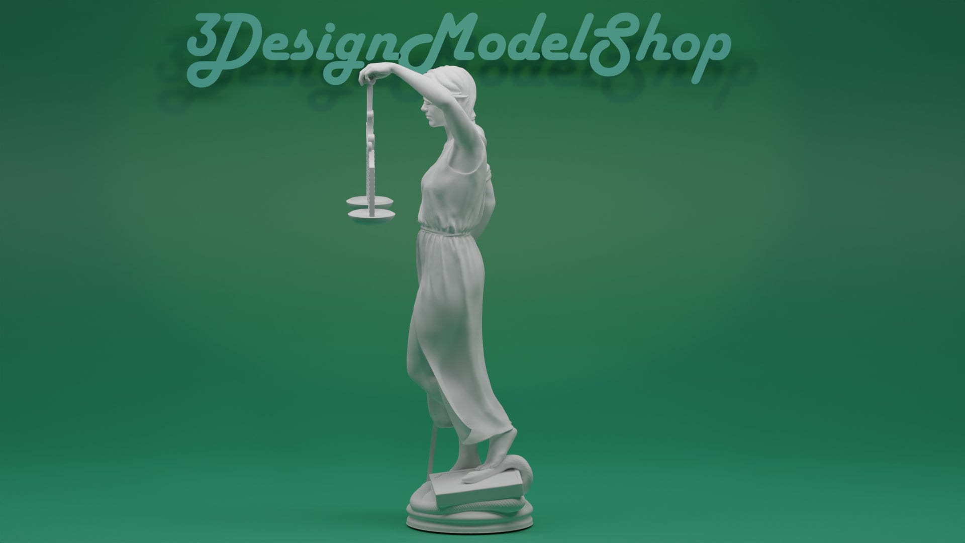 Themis - the Lady of Justice STL Model File - Etsy