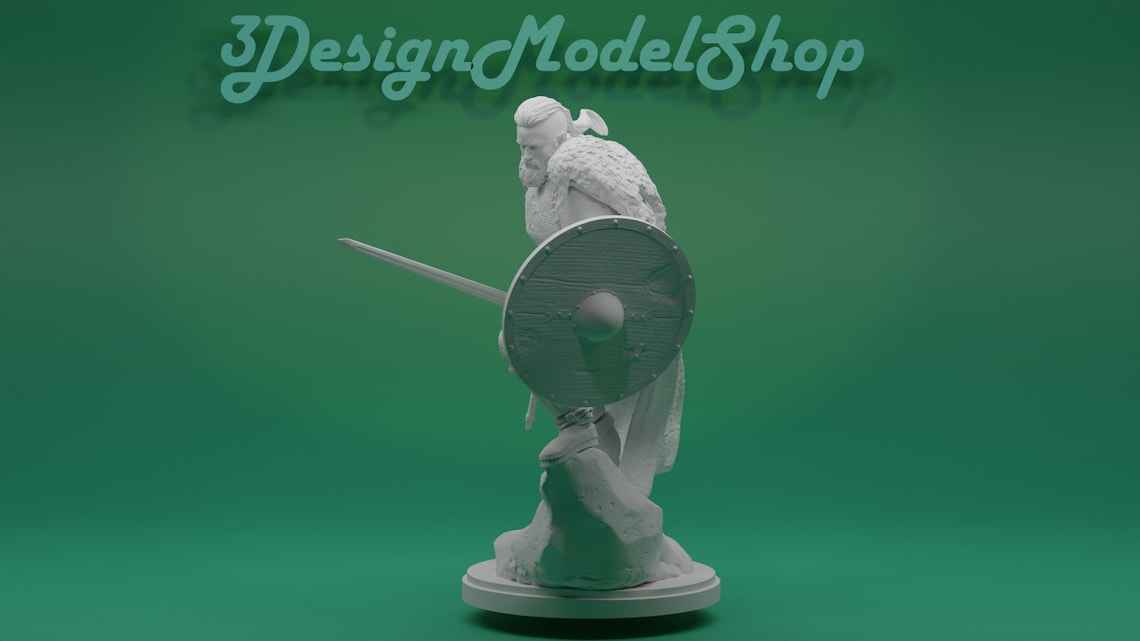 Vikings - Ragnar Lothbrok STL Model File - Etsy