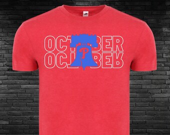 Phillies Red October Svg - Etsy